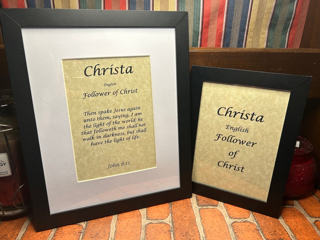 Christa - Name, Origin, With or Without King James Version Bible Verse ...
