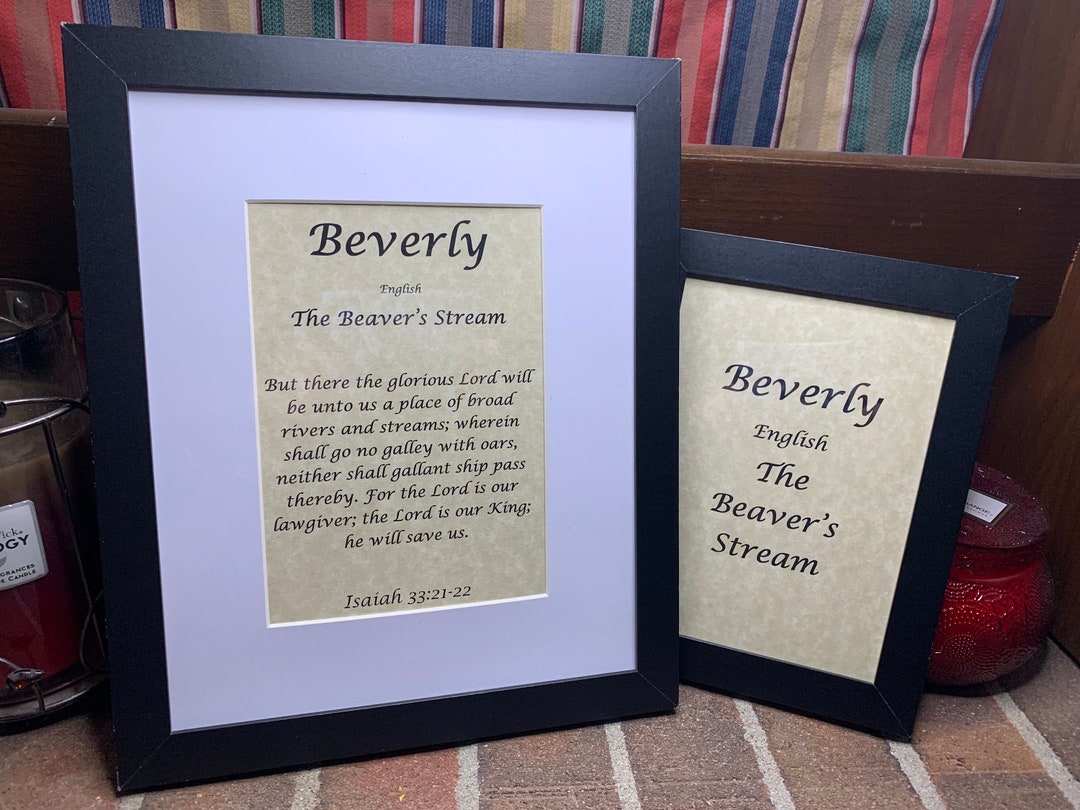 Beverly - Name, Origin, With or Without King James Version Bible Verse ...