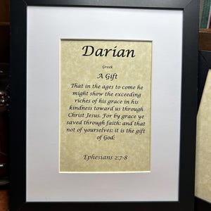 Darian - Name, Origin, With or Without King James Version Bible Verse ...