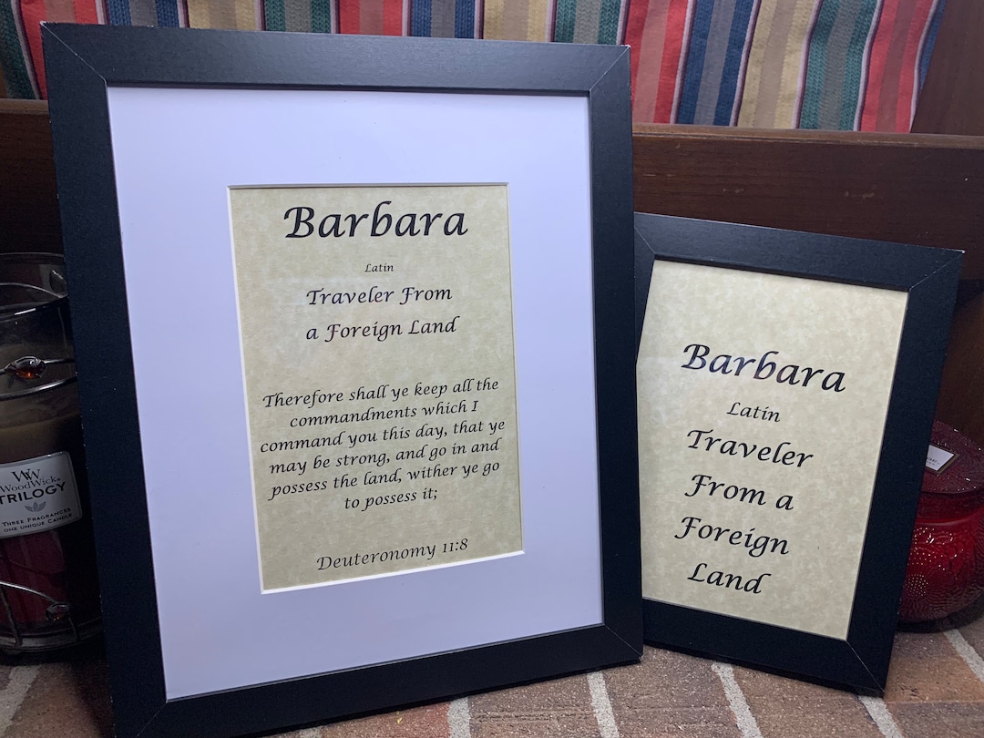 Barbara - Name, Origin, With or Without King James Version Bible Verse ...
