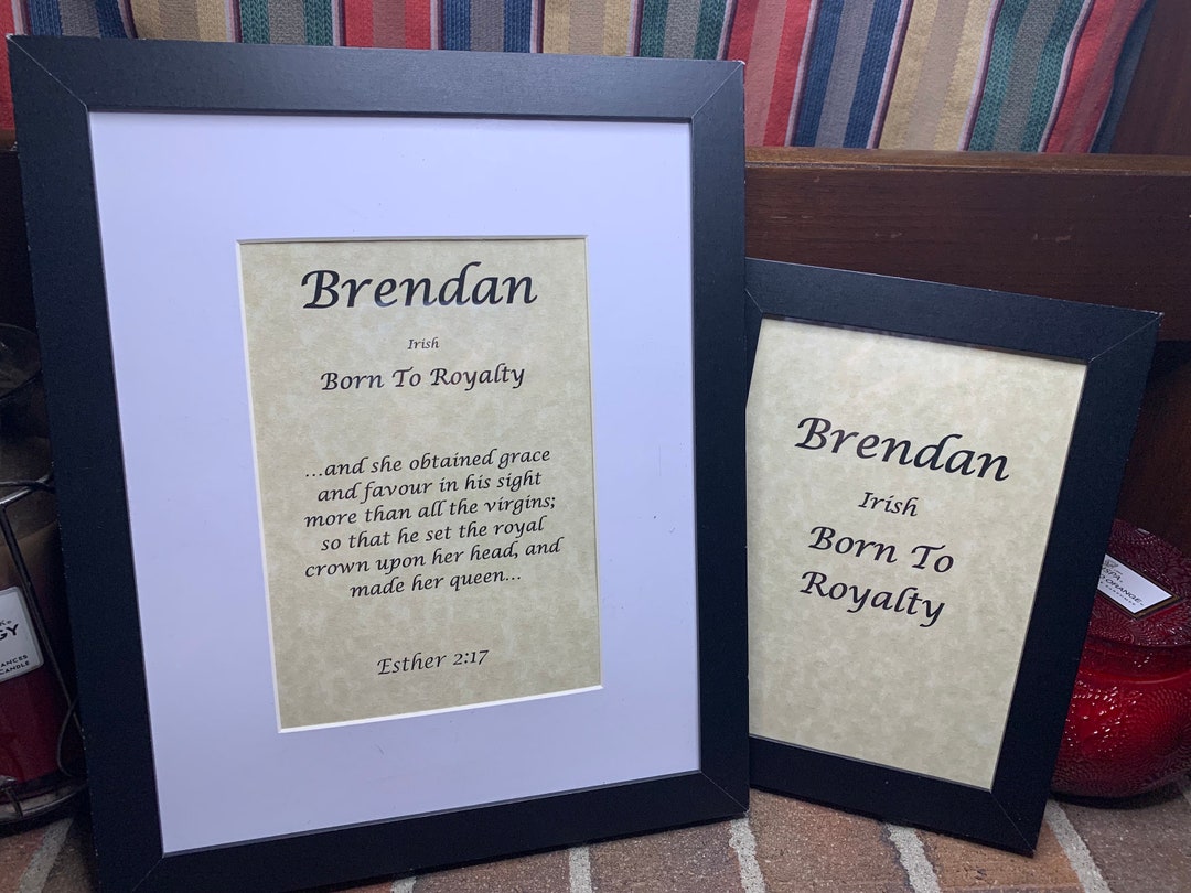 Brendan - Name, Origin, With or Without King James Version Bible Verse ...