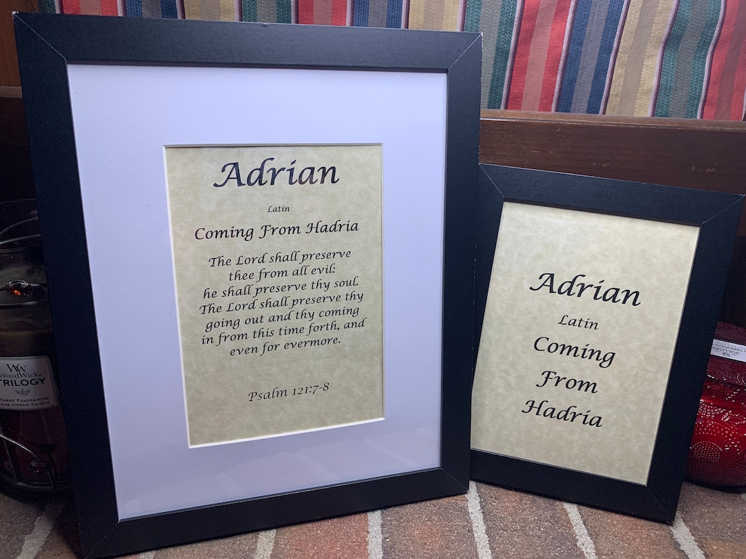 Adrian - Name, Origin, With or Without King James Version Bible Verse ...
