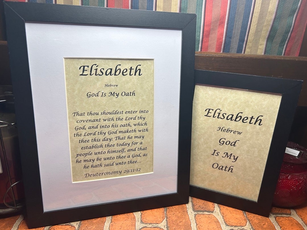 Elisabeth - Name, Origin, With or Without King James Version Bible ...