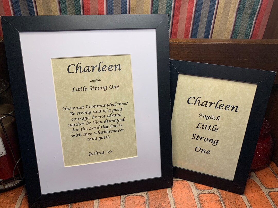 Charleen - Name, Origin, With or Without King James Version Bible Verse ...