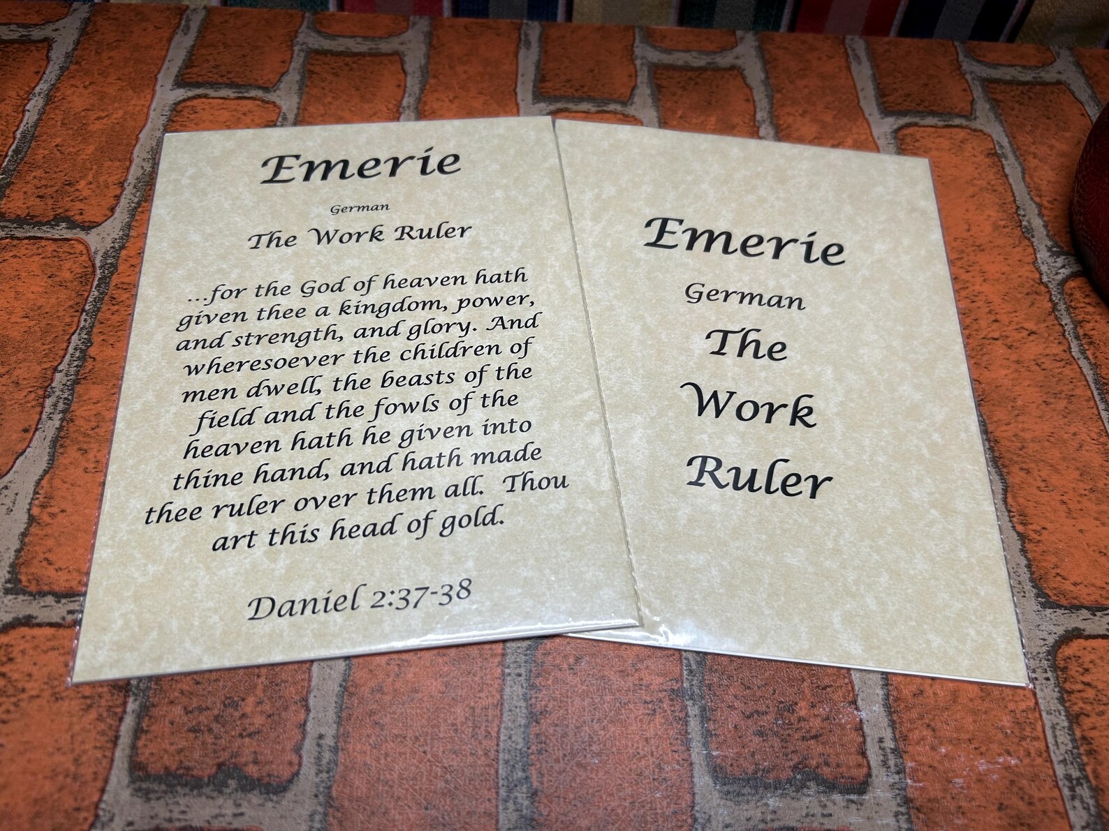 Emerie - Name, Origin, With or Without King James Version Bible Verse ...