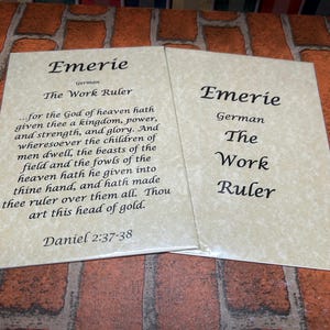 Emerie - Name, Origin, With or Without King James Version Bible Verse ...