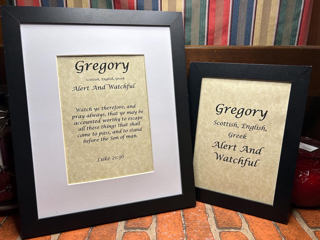 Gregory - Name, Origin, With or Without King James Version Bible Verse ...