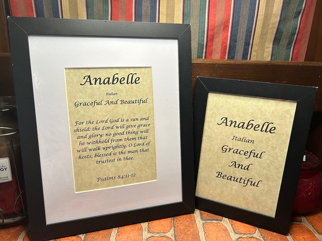 Anabel - Name, Origin, With or Without King James Version Bible Verse ...