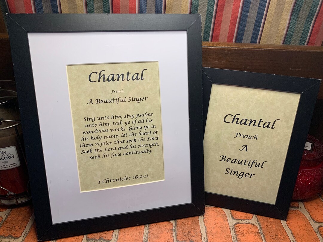 Chantal - Name, Origin, With or Without King James Version Bible Verse ...