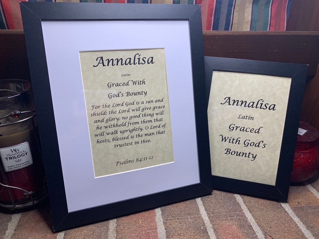 Annalisa - Name, Origin, With or Without King James Version Bible Verse ...