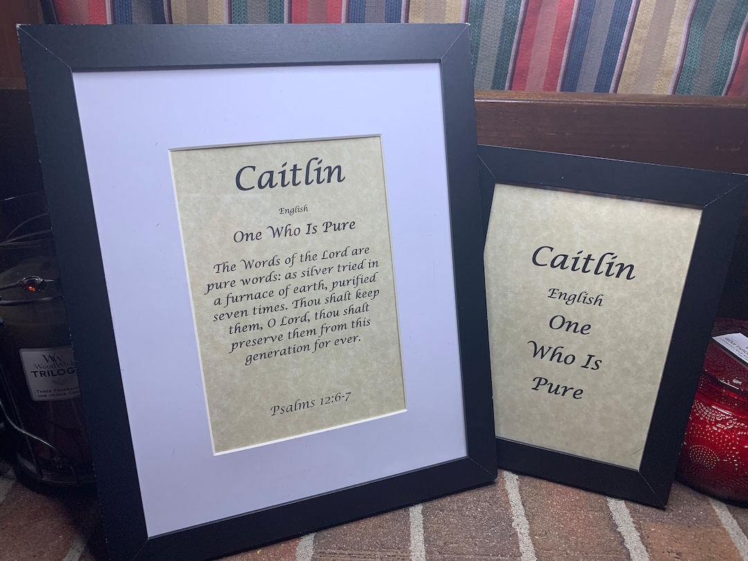 Caitlin - Name, Origin, With or Without King James Version Bible Verse ...