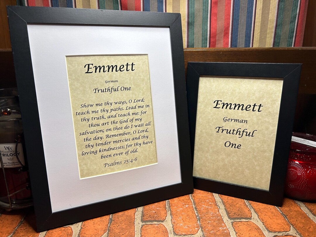 Emmett - Name, Origin, With or Without King James Version Bible Verse ...