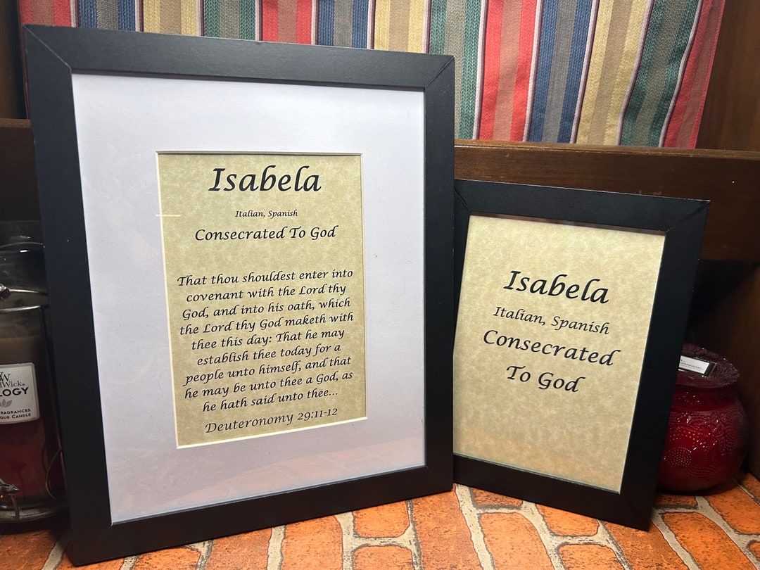 Isabela - Name, Origin, With or Without King James Version Bible Verse ...