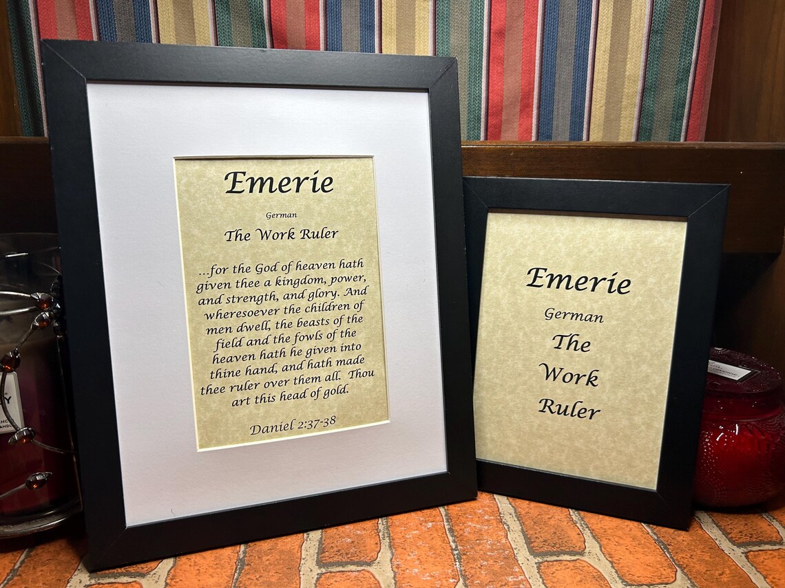 Emerie - Name, Origin, With or Without King James Version Bible Verse ...