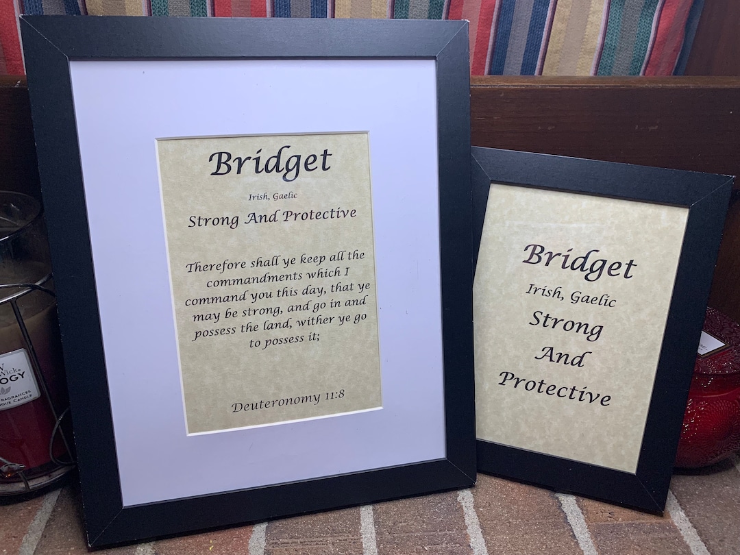 Bridget - Name, Origin, With or Without King James Version Bible Verse ...