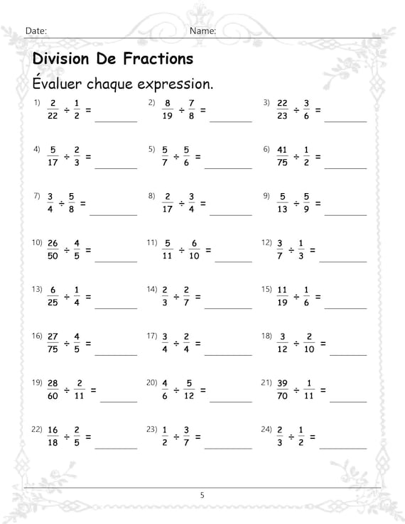 Equivalent Fractions Worksheet 6th Grade