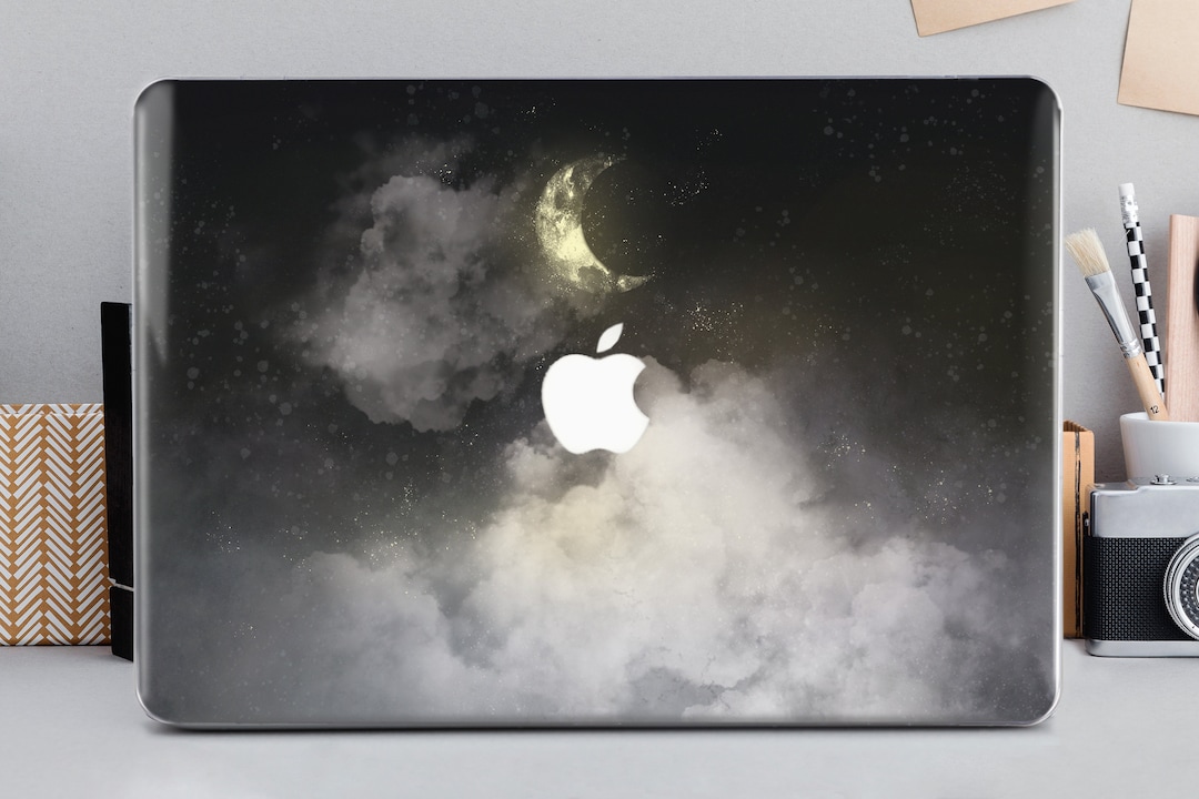 Moon Clouds MacBook Case: Night Sky Laptop Cover - Etsy