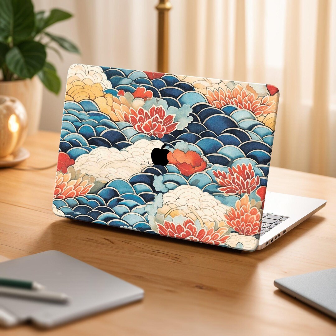 Japanese Ocean Waves Art Print MacBook Air Case 13 Inch Laptop Cover ...