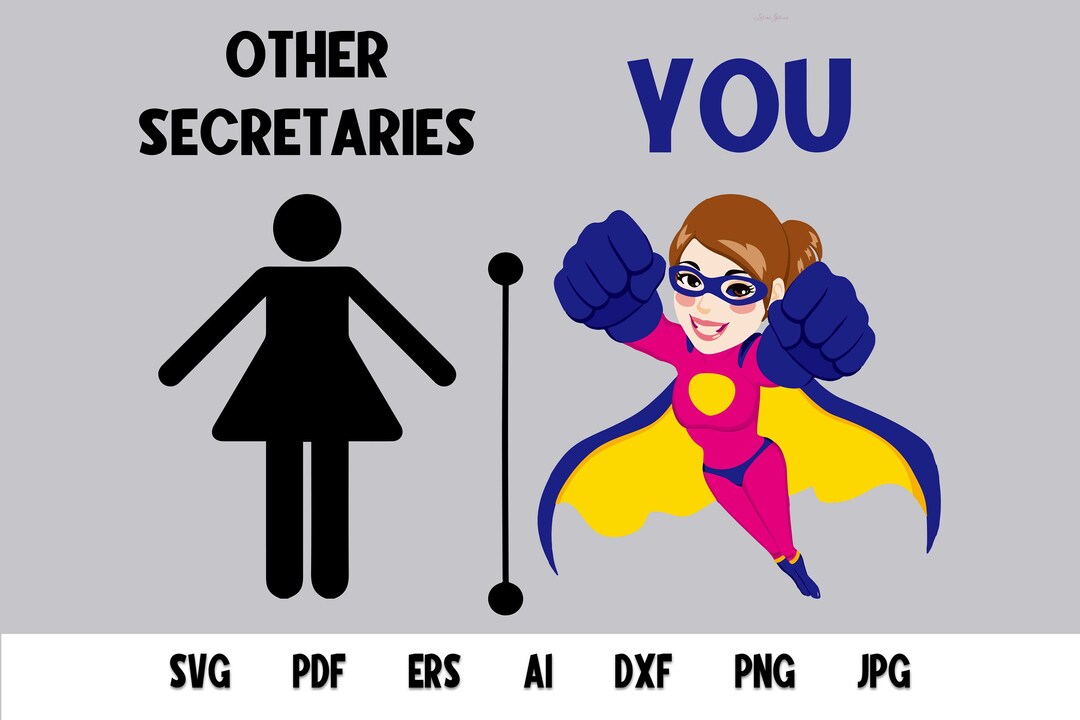 Other Secretaries Svg Superhero Svg Colleague Svg Clipart - Etsy