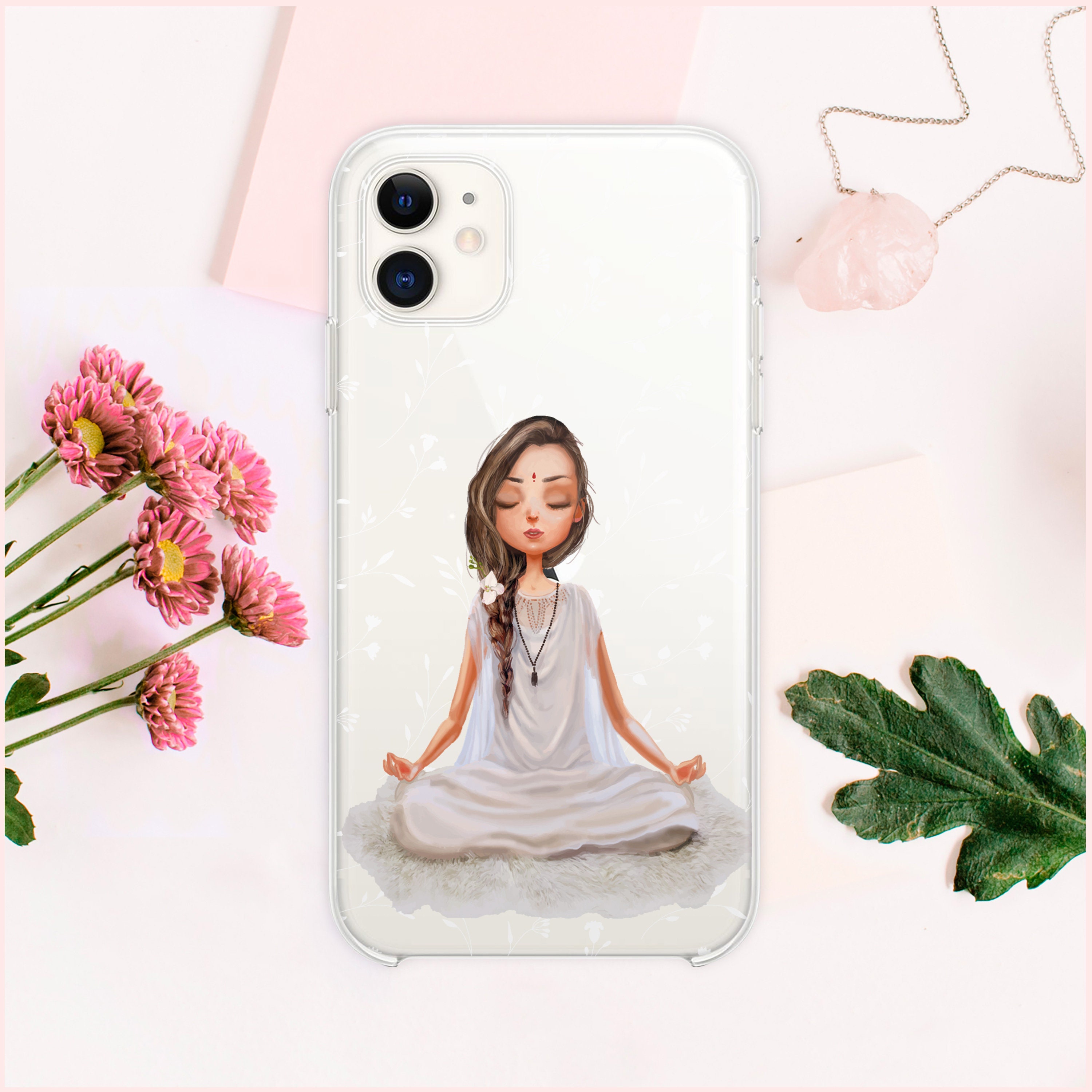 Cute Girl Iphone 13 Clear Yoga Case Iphone 13 Pro Max - Etsy