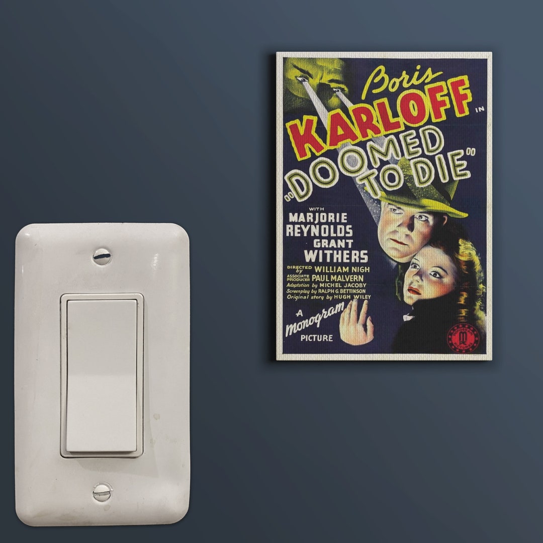 Doomed to Die - 4x6 Mini Canvas Movie Poster - Etsy