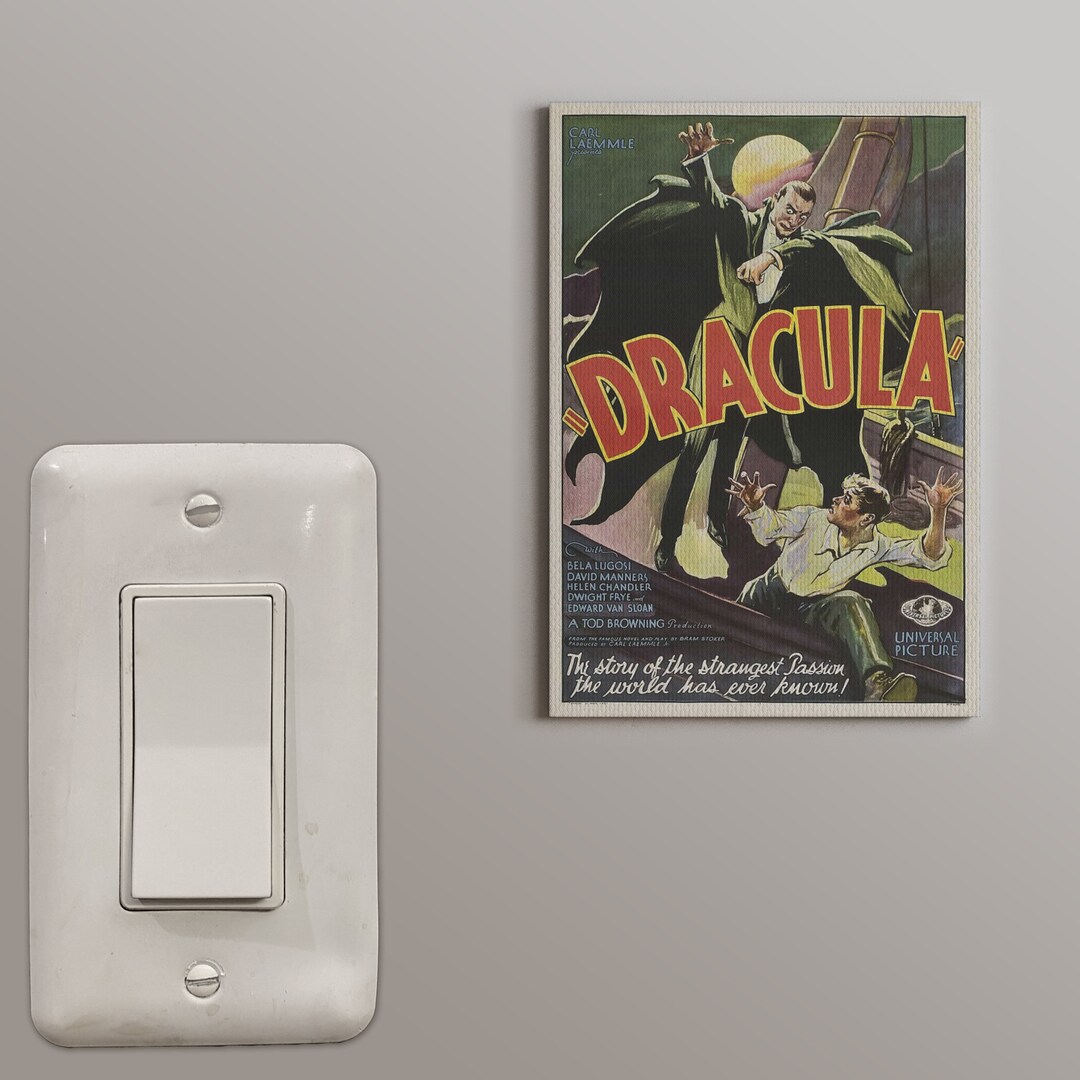 Dracula - 4x6 Mini Canvas Movie Poster - Etsy