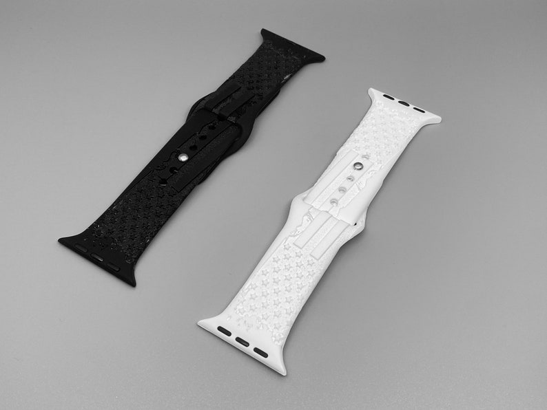 US Flag Themed Engraved Silicone Watch Band - Etsy