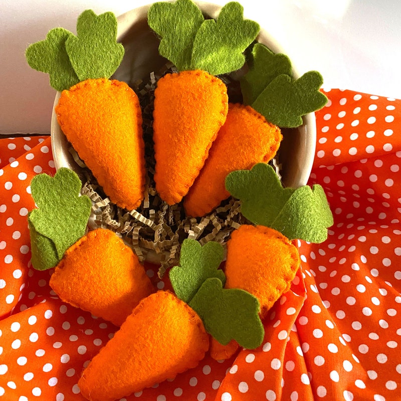 Felt Carrots - Etsy