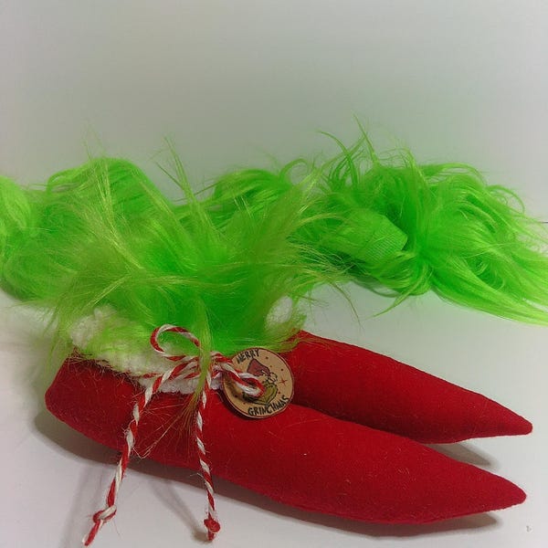 Grinch Boots - Etsy