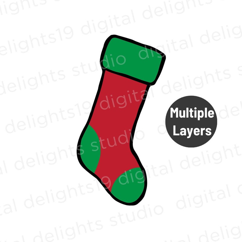 Stocking Svg - Etsy