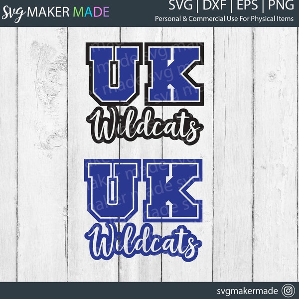 Kentucky Wildcats Svg - Etsy