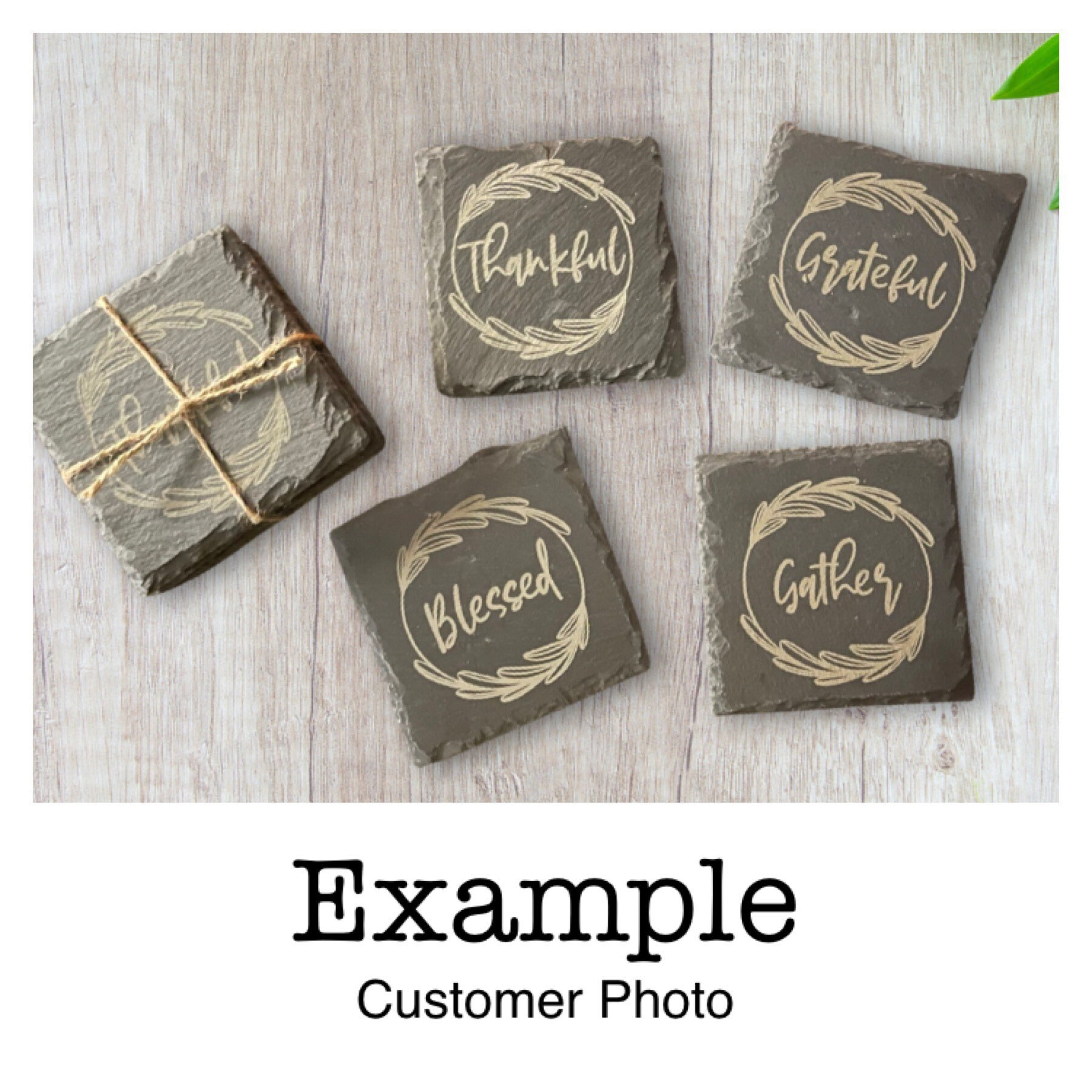 Thanksgiving Coaster SVG Fall Coaster Svg Grateful Svg - Etsy