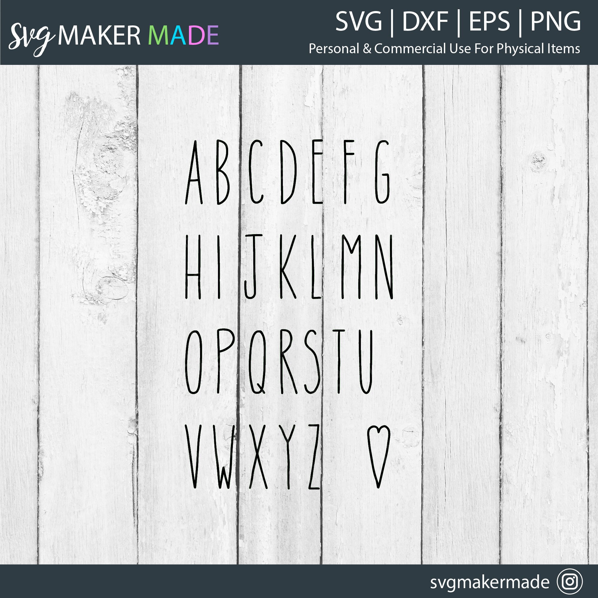 Rae Dunn Font Svg Rae Dunn Font Cutfile Png Dxf Eps Etsy
