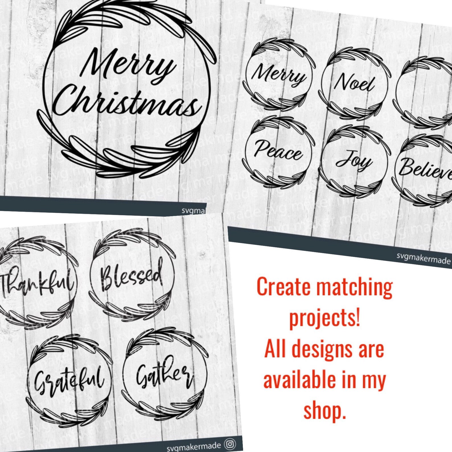 Thanksgiving Coaster SVG Fall Coaster Svg Grateful Svg - Etsy