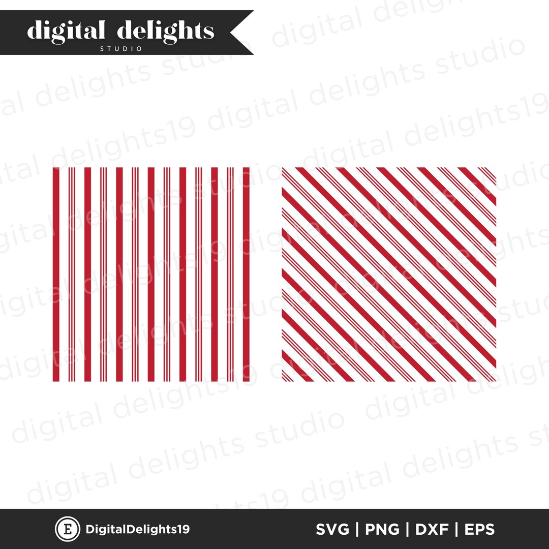 Candy Cane Stripe SVG Ticking Stripe Svg Pattern Svg Christmas Svg ...