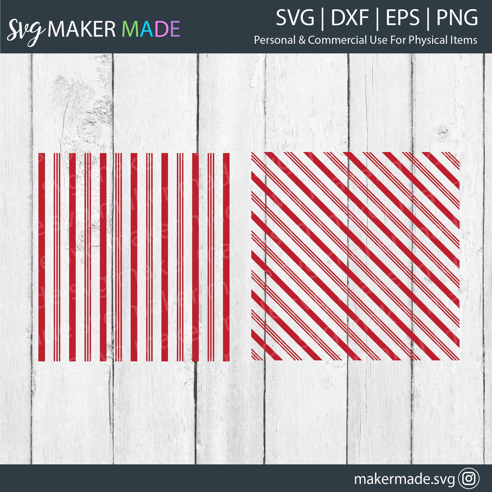 Candy Cane Stripe SVG Ticking Stripe Svg Pattern Svg | Etsy