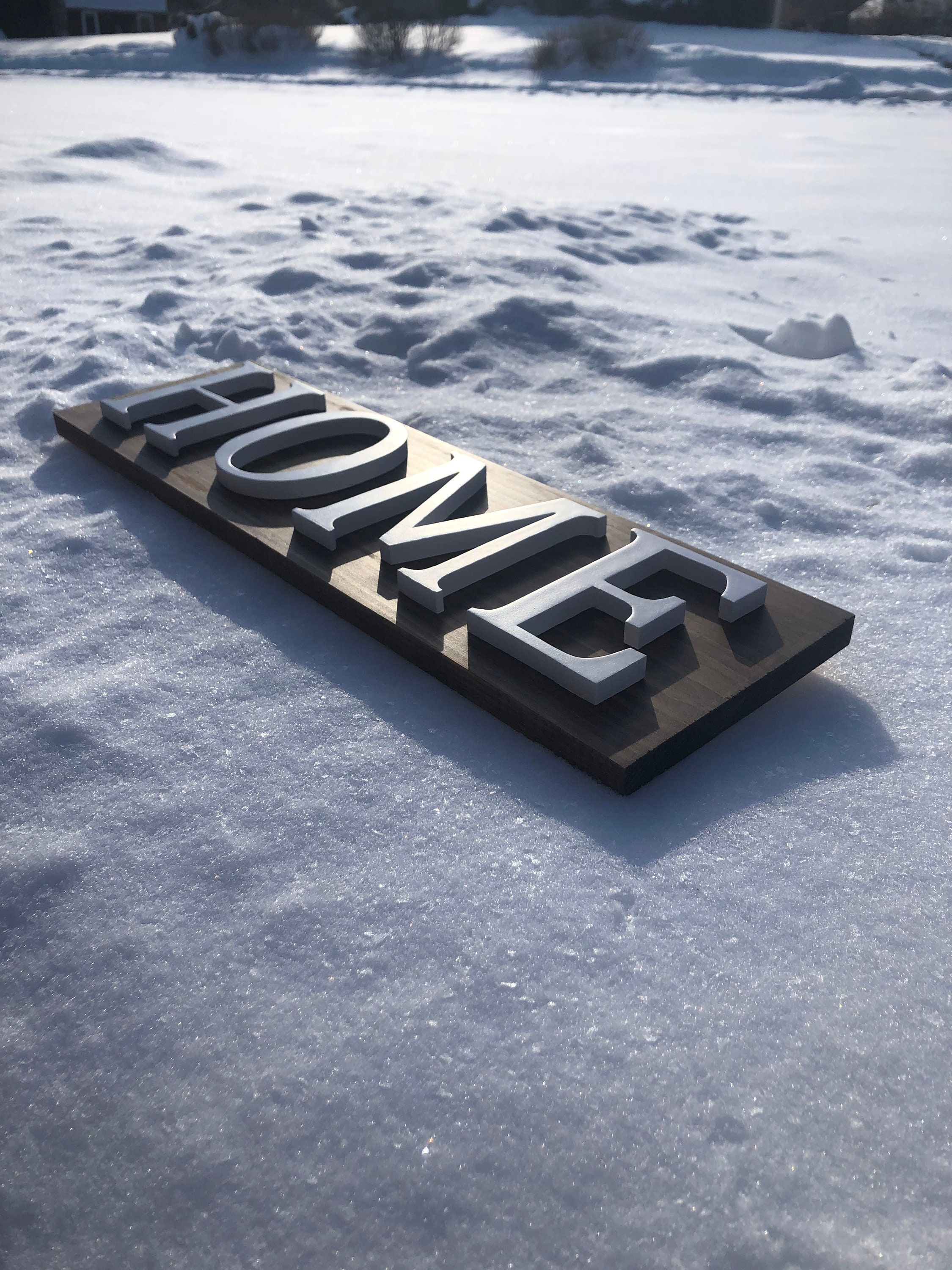 3D Handmade Wooden Home Sign Farmhouse Wall Decor Rustic - Etsy