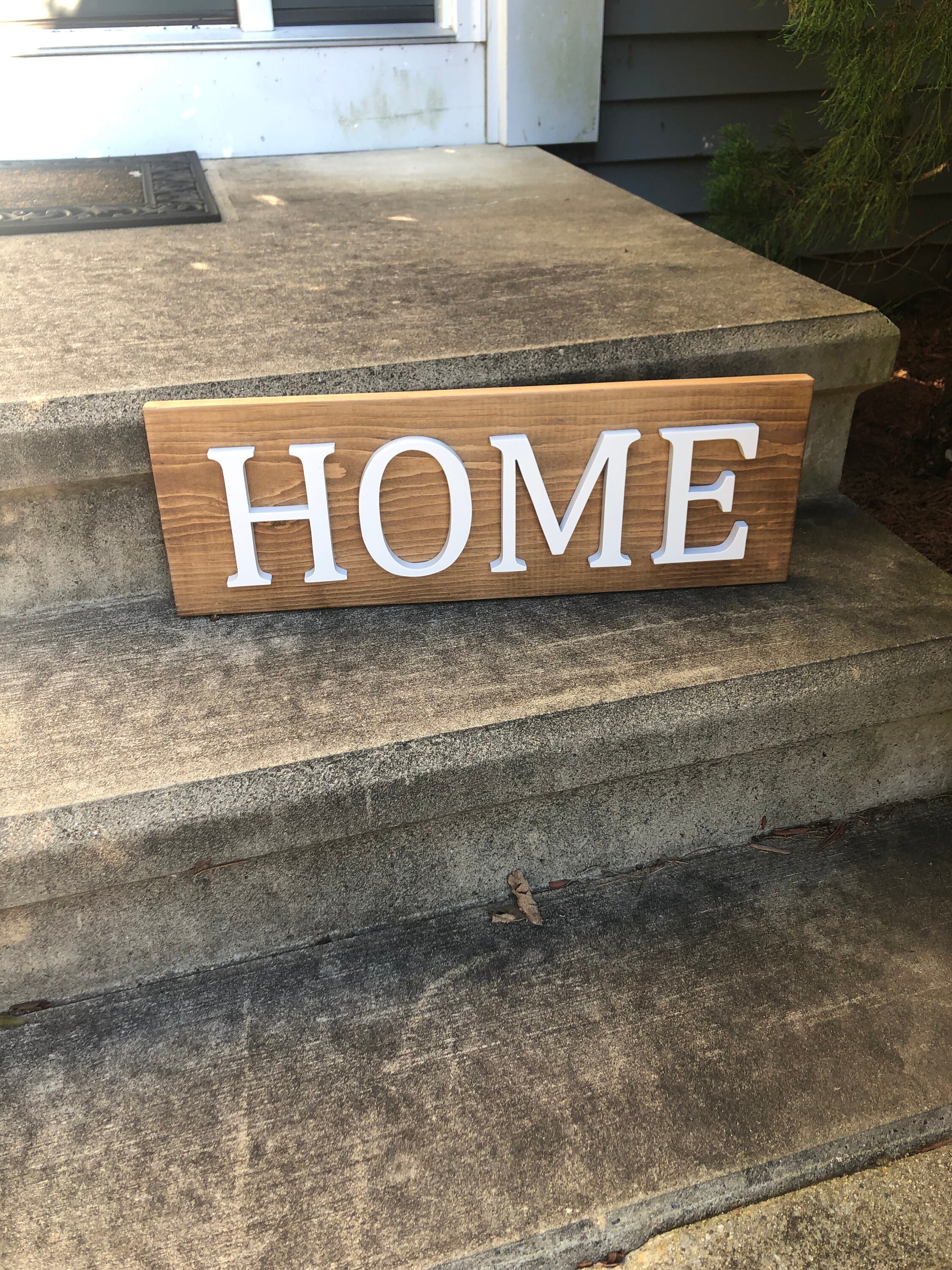 3D Handmade Wooden Home Sign Farmhouse Wall Decor Rustic - Etsy