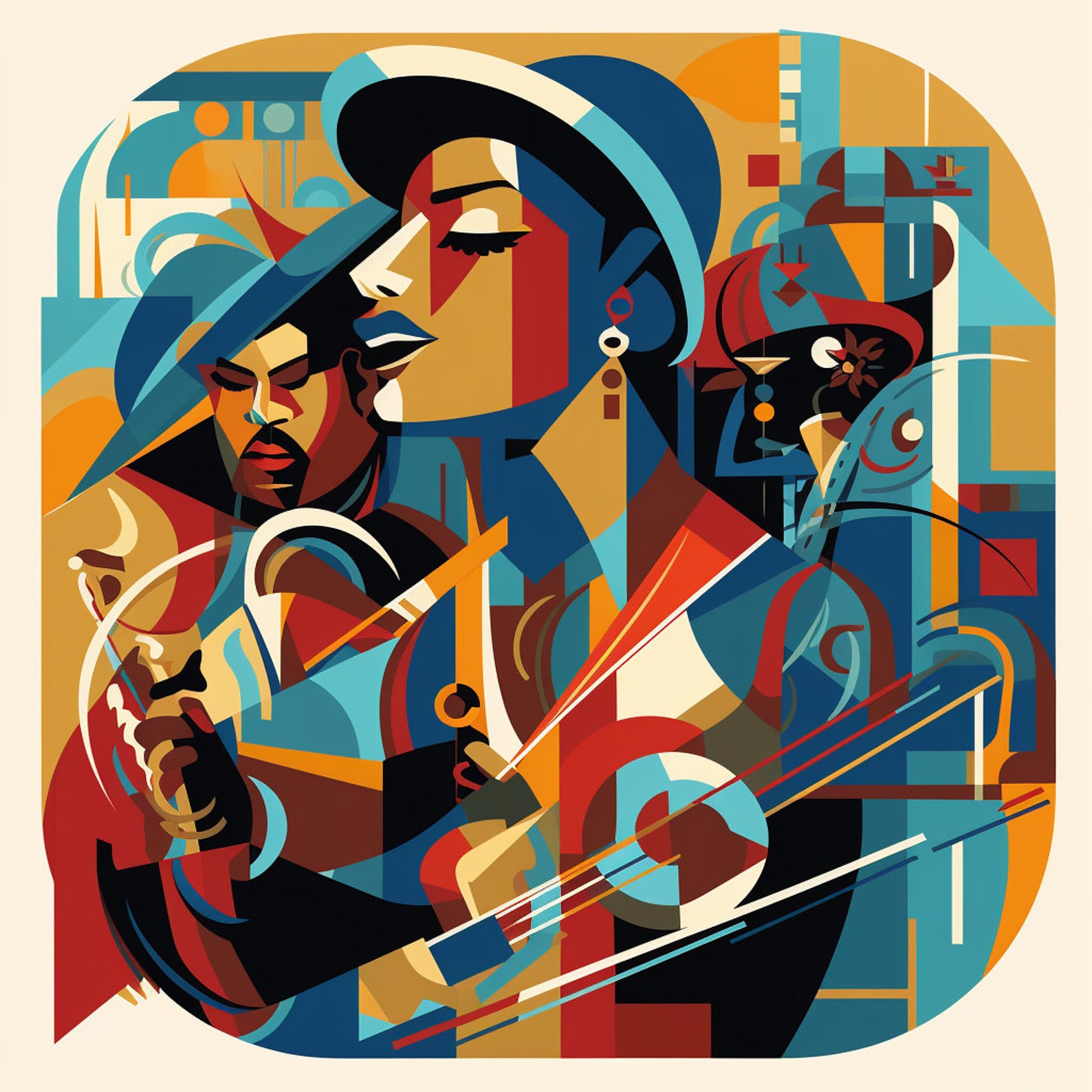 Harlem Renaissance Jazz Scene - Etsy