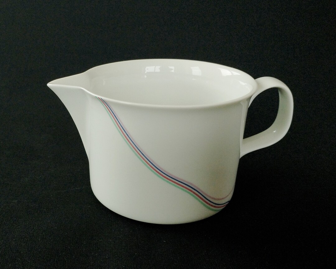 Vtg Rörstrand Rorstrand Sweden Bertil Vallien Rainbow Jug Gravy Boat ...