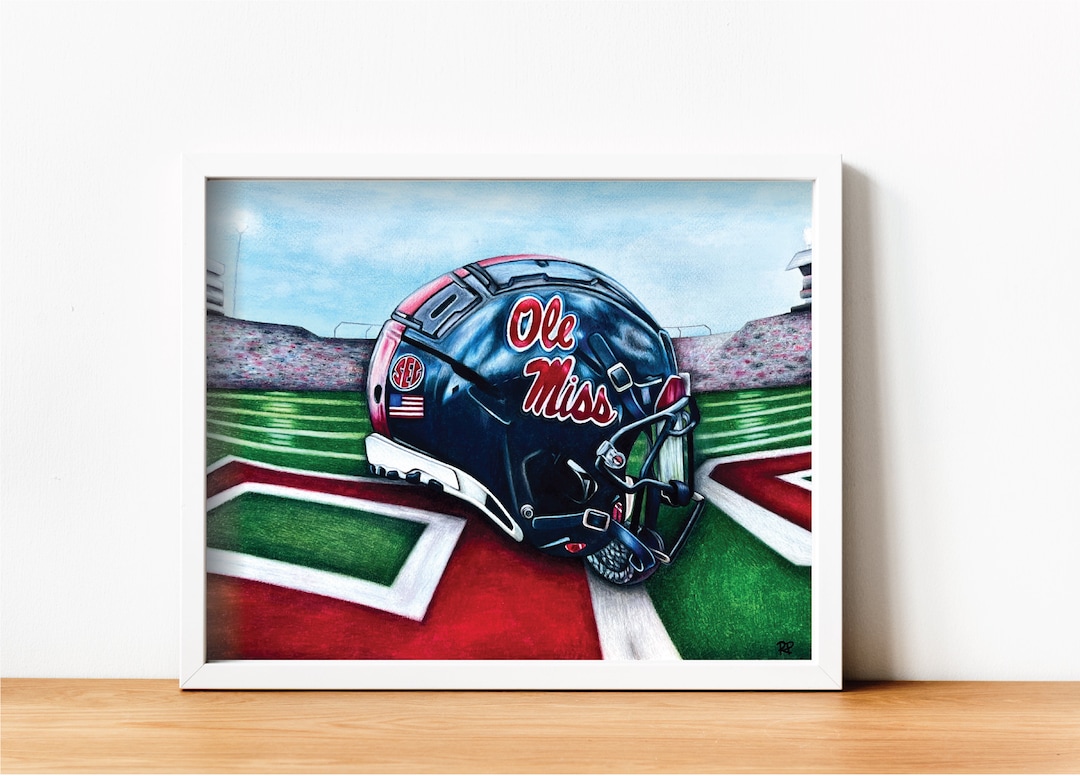 Limited Edition Ole Miss Custom Drawing Print | University of ...