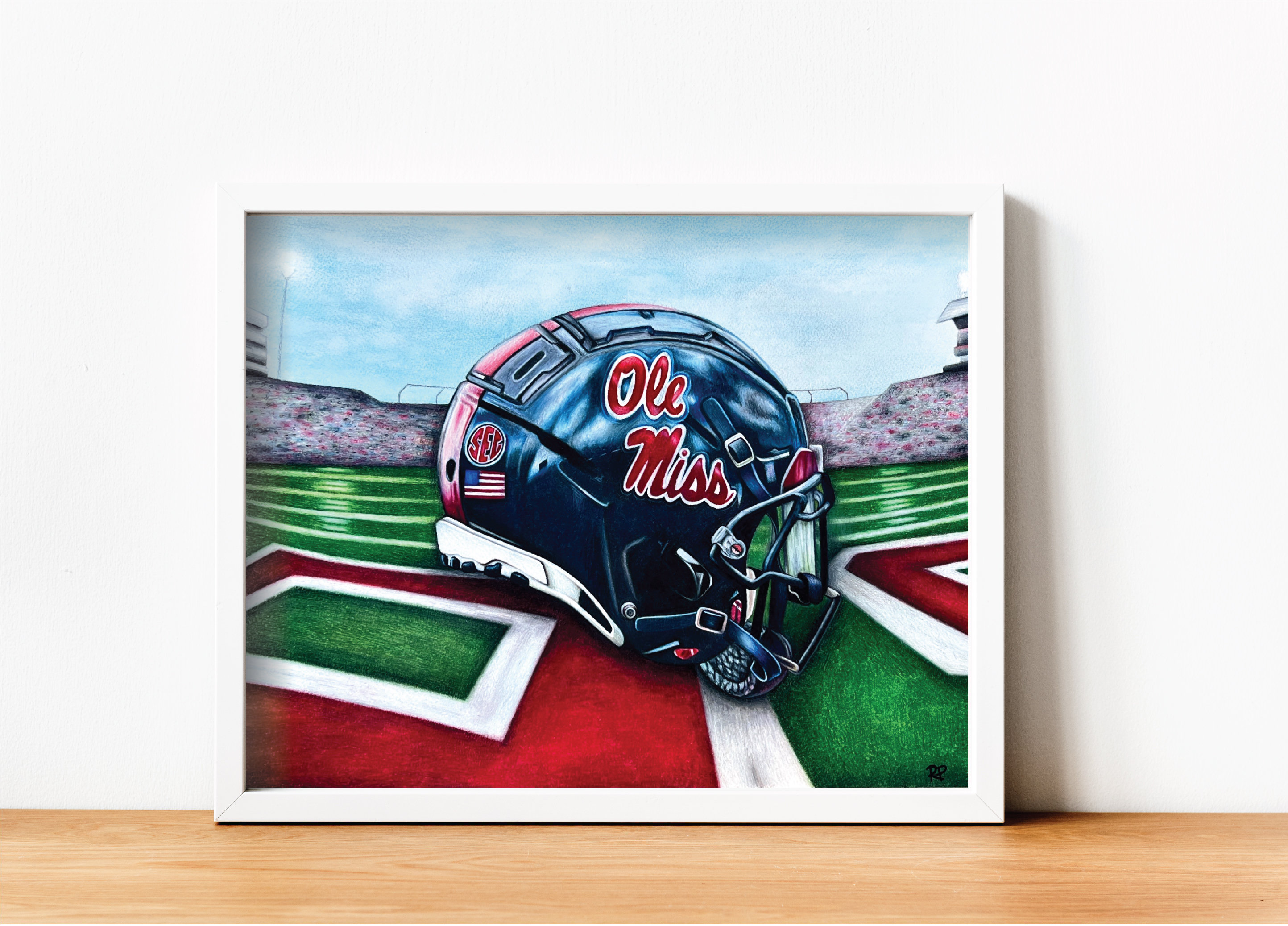 Limited Edition Ole Miss Custom Drawing Print | University of ...