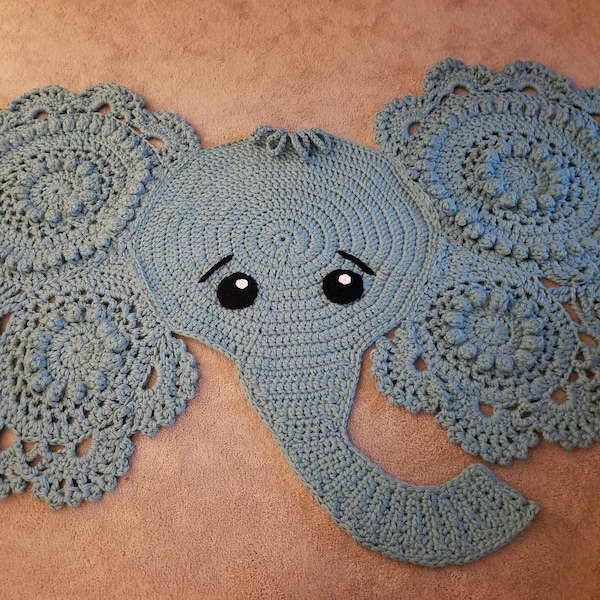 Elephant Rug - Etsy