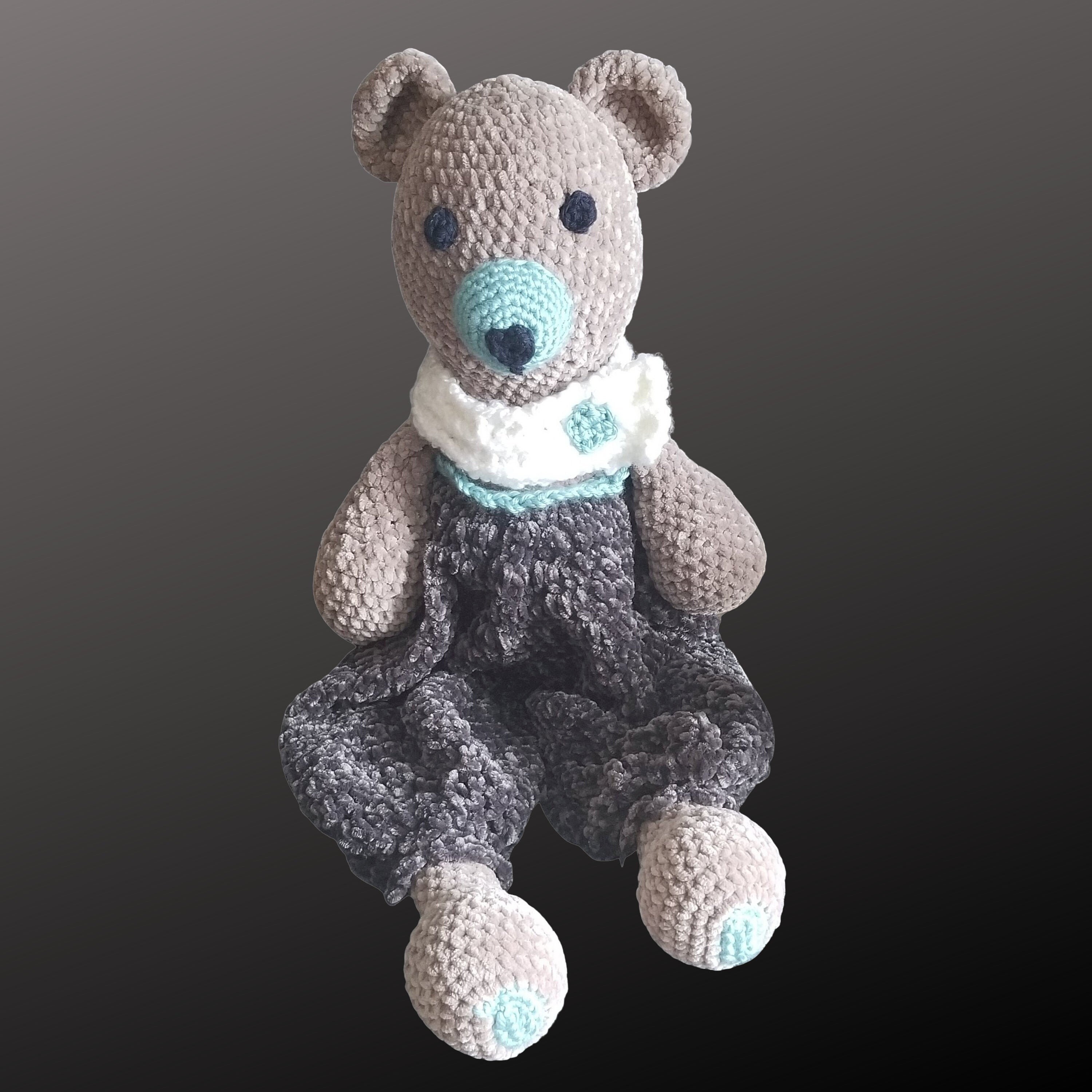 Bear Lovey, Teddy Bear Lovey, Bear Rag Doll, Bear Security Blanket ...