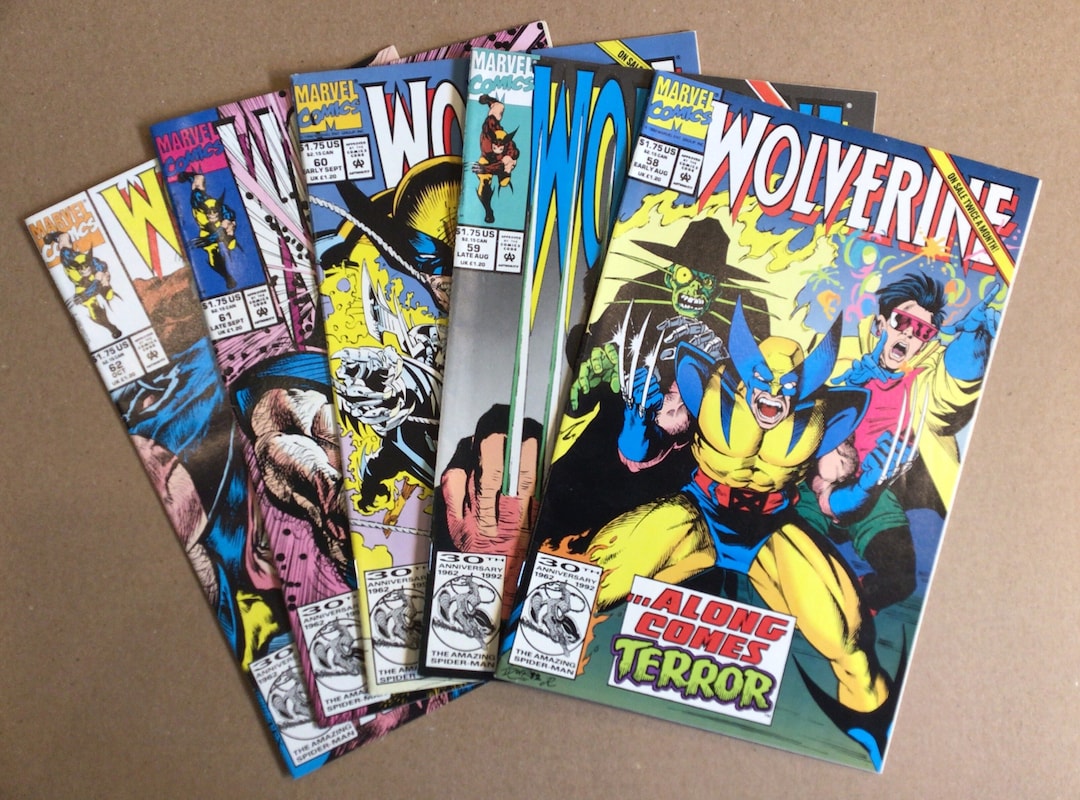 Wolverine 58, 59, 60, 61, 62, Marvel Comics 1992 - Etsy
