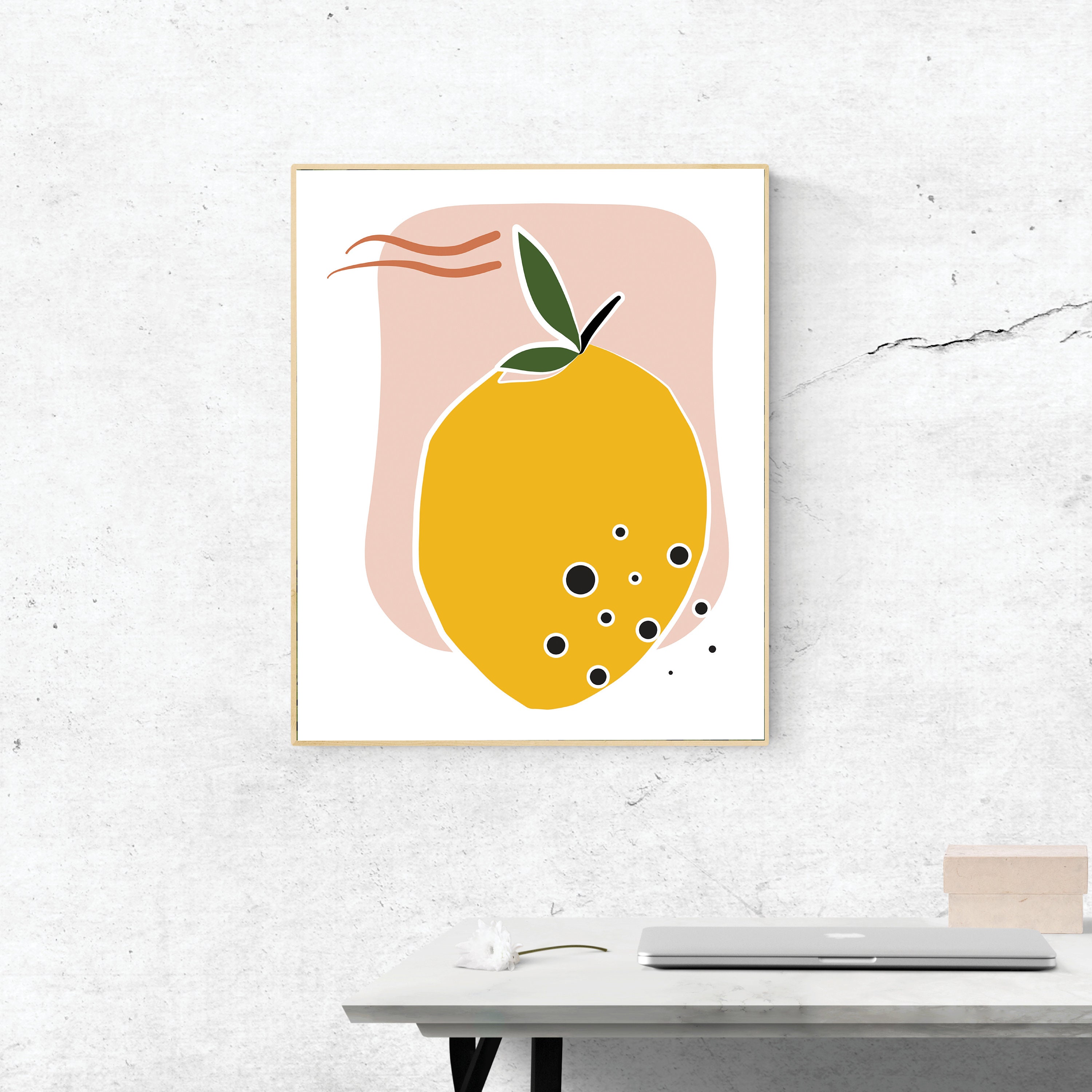Lemon Digital Print, Lemon Digital, Lemon Decor, Lemon Decorations ...