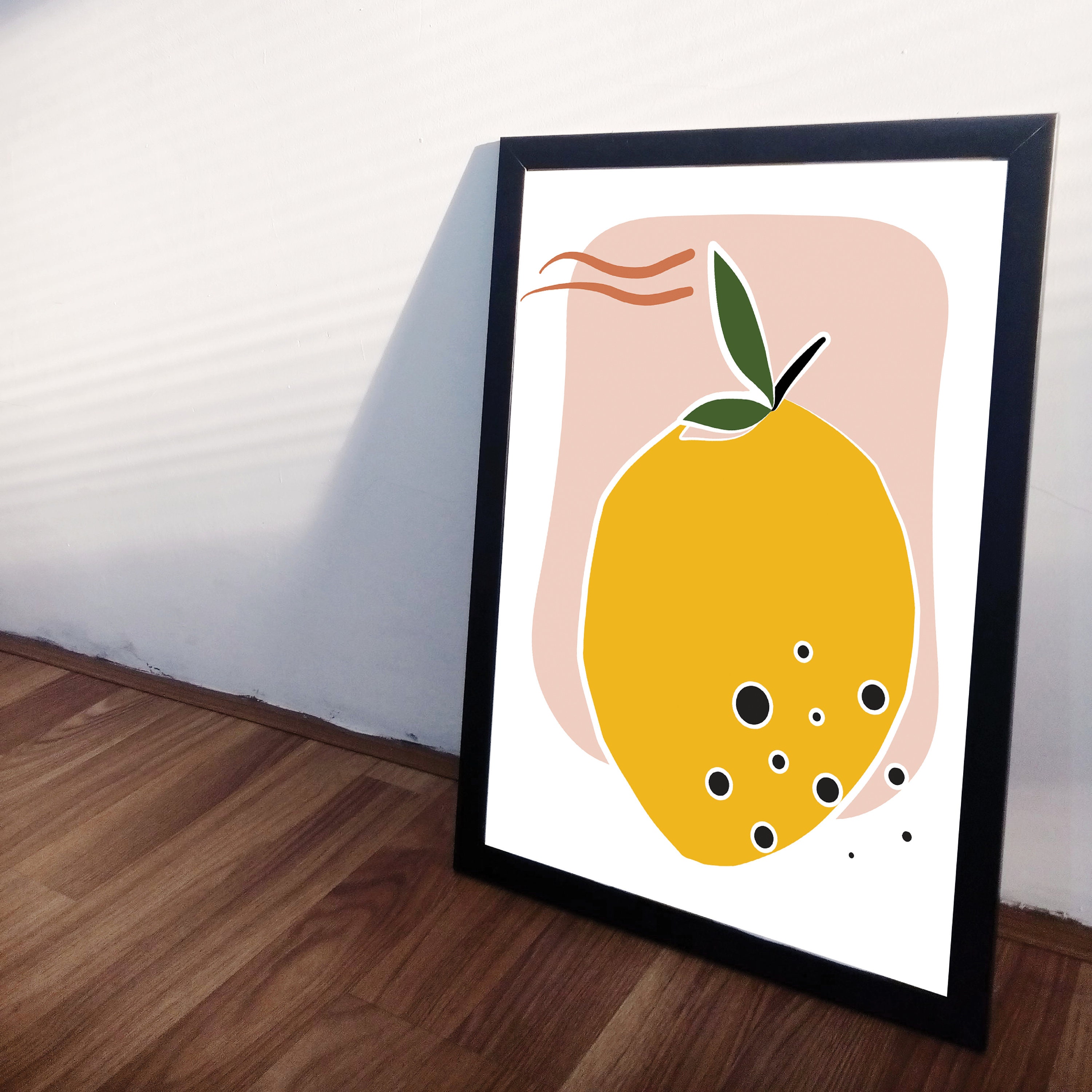 Lemon Digital Print, Lemon Digital, Lemon Decor, Lemon Decorations ...
