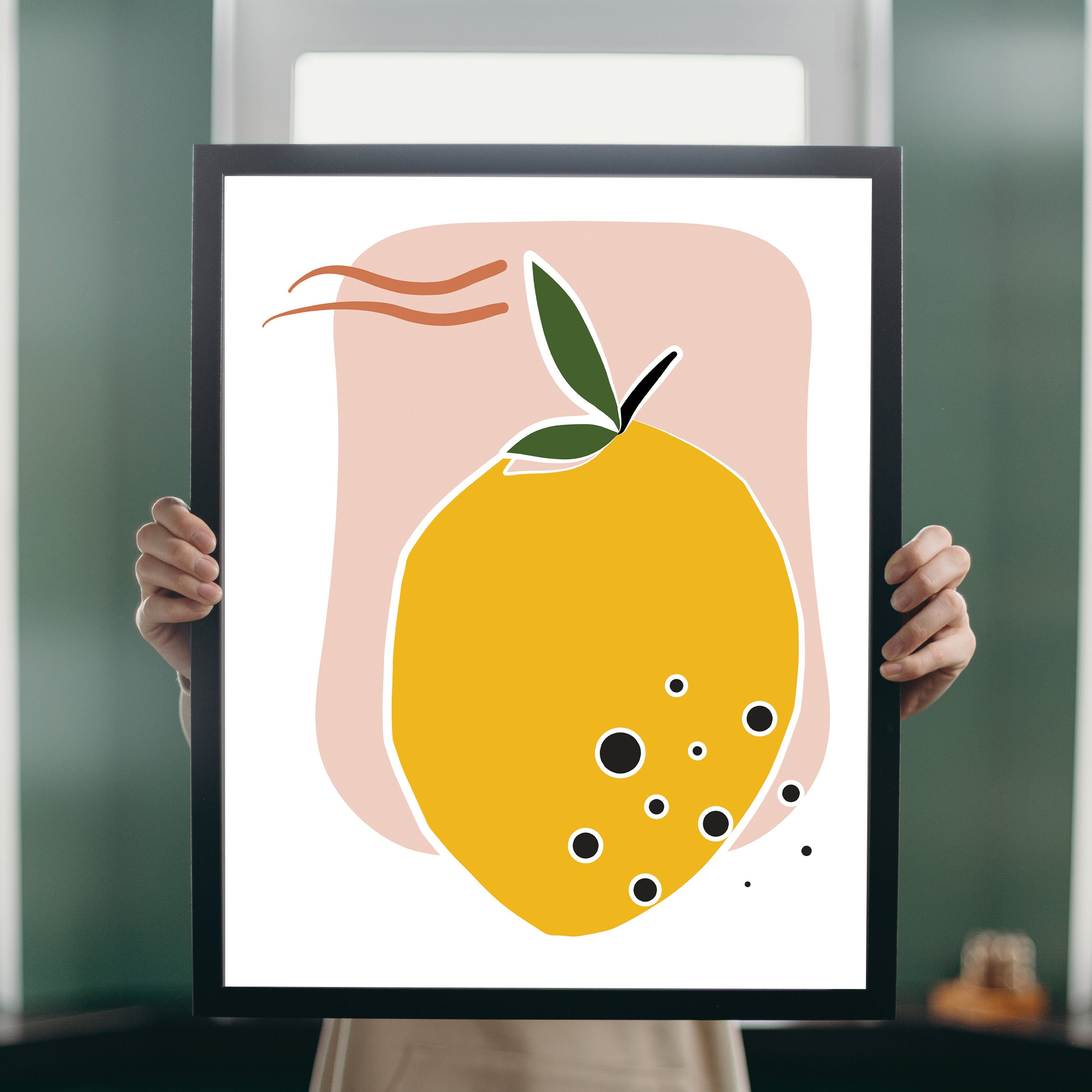 Lemon Digital Print, Lemon Digital, Lemon Decor, Lemon Decorations ...