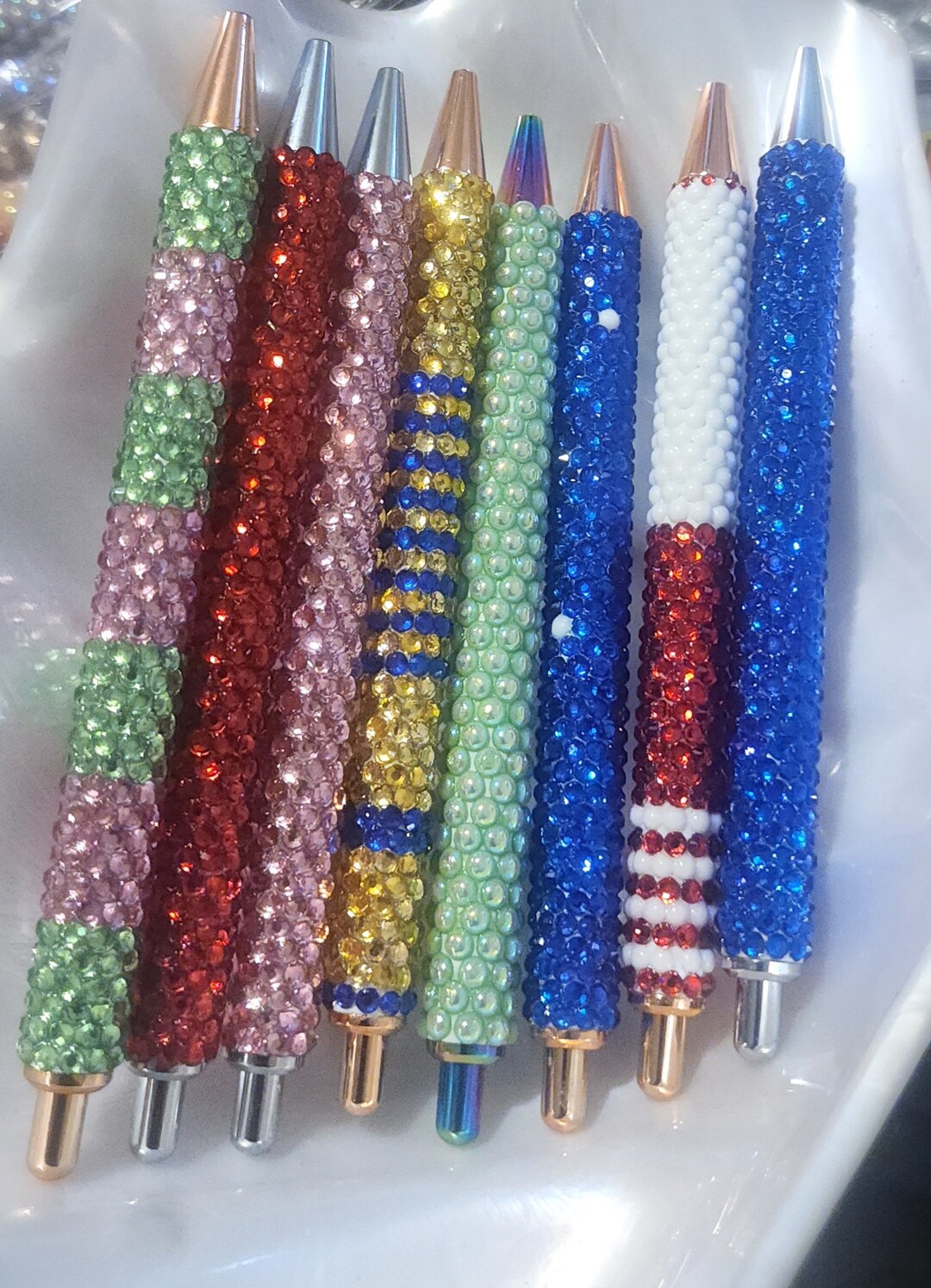 D9 Inspired Bling, Rhinestone Ink Pen W/ Refill - Etsy
