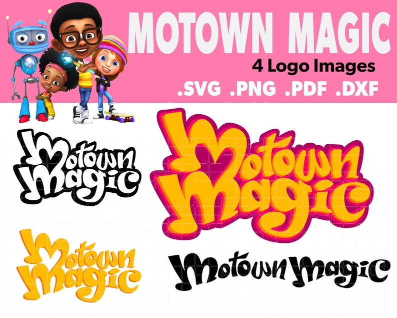 Motown Magic SVG 4 Logo Vector Image Motown Logo png pdf | Etsy